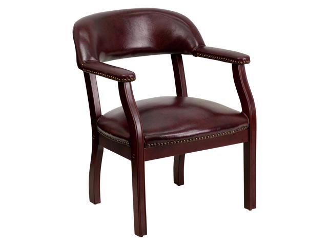 Click here for Oxblood Vinyl Luxurious Conference Chair with Acce... prices