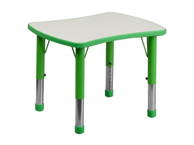 Click here for 21.875W x 26.625L Rectangular Green Plastic Height... prices