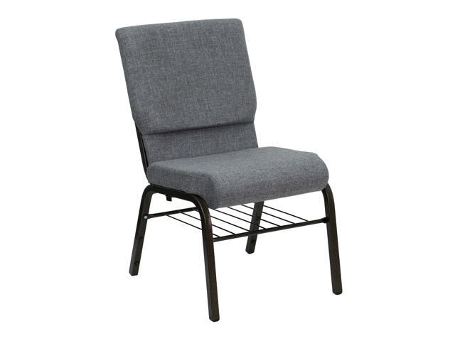 Click here for HERCULES Series 18.5W Church Chair in Gray Fabric... prices