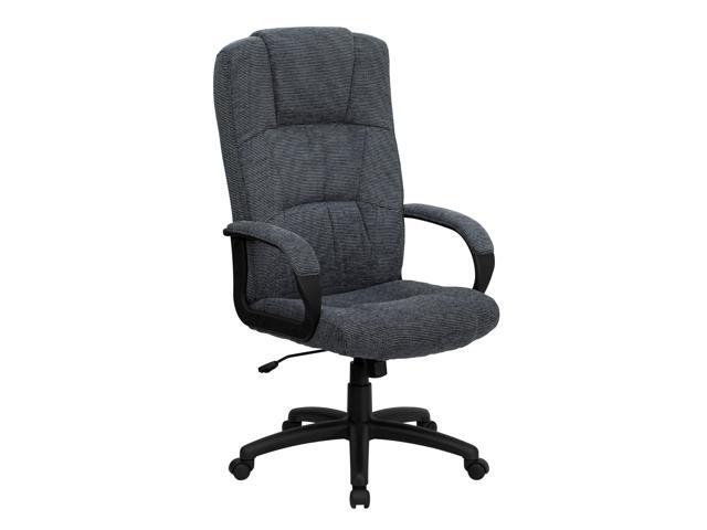 Click here for Flash Furniture BT-9022-BK-GG High Back Gray Fabri... prices