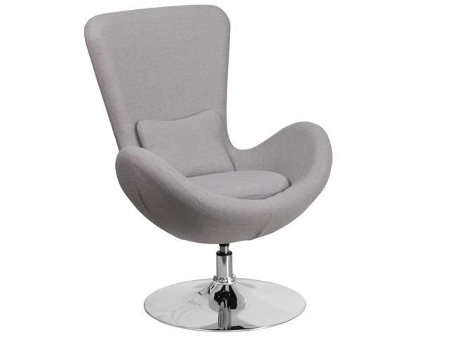 Click here for Egg Series Light Gray Fabric Side Reception Chair prices