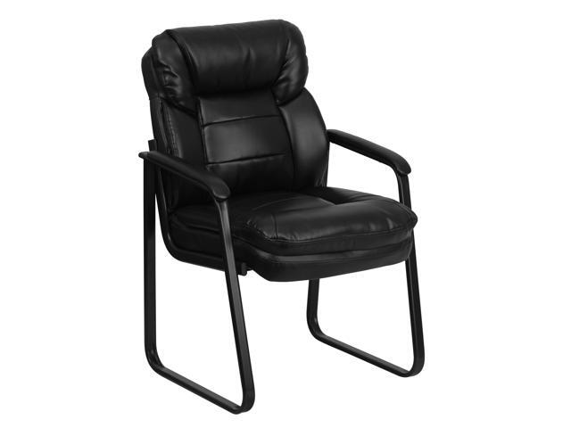 Click here for Flash Furniture GO-1156-BK-LEA-GG Black Leather Ex... prices