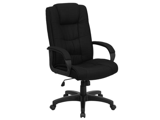 Click here for Flash Furniture GO-5301B-BK-GG High Back Black Fab... prices