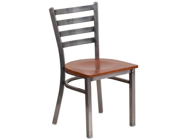 Click here for HERCULES Series Clear Coated Ladder Back Metal Res... prices