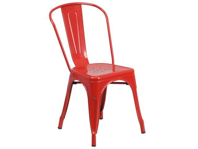 Click here for Commercial Grade Red Metal Indoor-Outdoor Stackabl... prices