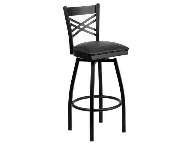 Click here for HERCULES Series Black X Back Swivel Metal Barstool... prices