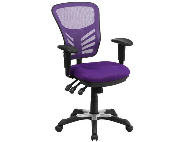 Click here for Mid-Back Purple Mesh Multifunction Executive Swive... prices
