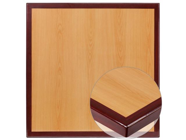 Click here for 36 Square 2-Tone High-Gloss Cherry / Mahogany Resi... prices