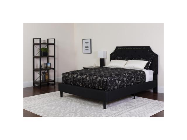 Click here for Brighton Full Size Tufted Upholstered Platform Bed... prices