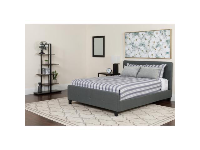 Click here for Tribeca King Size Tufted Upholstered Platform Bed... prices
