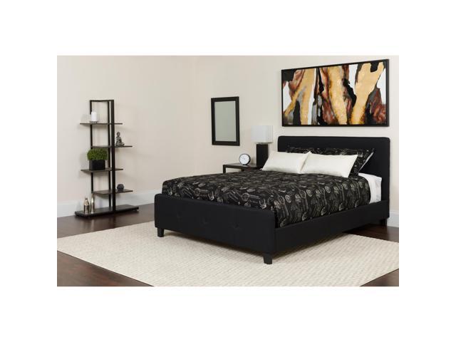 Click here for Tribeca Queen Size Tufted Upholstered Platform Bed... prices
