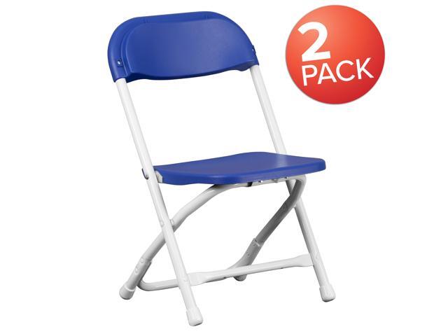 Click here for Flash Furniture Plastic Kids Folding Chair Blue 2... prices