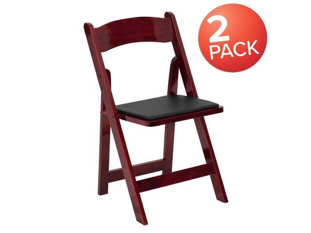 Click here for 2 Pack HERCULES Series Mahogany Wood Folding Chair... prices