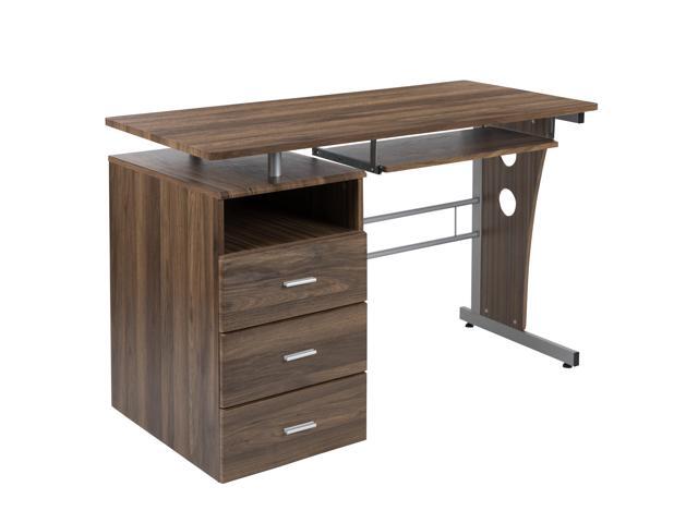 Click here for Flash Furniture 47 Computer Desk Rustic Walnut (NA... prices