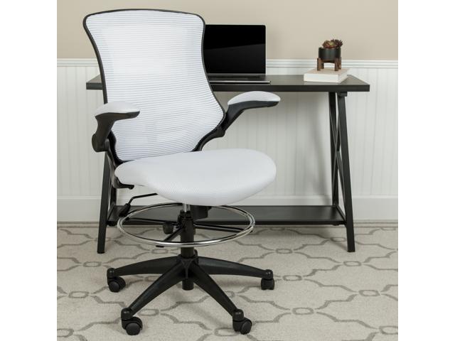 Click here for Flash Furniture Mesh Ergonomic Drafting Chair with... prices