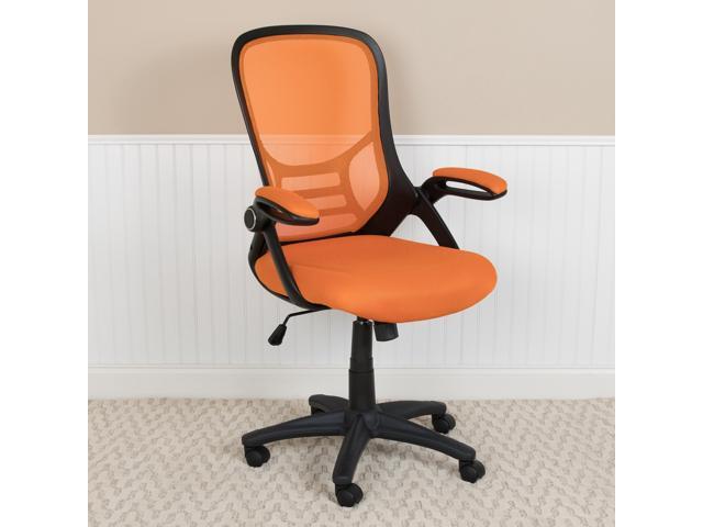 Click here for High Back Orange Mesh Ergonomic Swivel Office Chai... prices