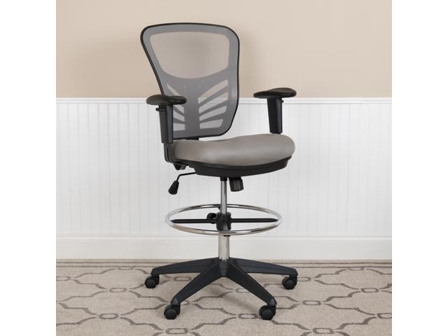 Click here for Flash Furniture Mesh Ergonomic Drafting Chair with... prices