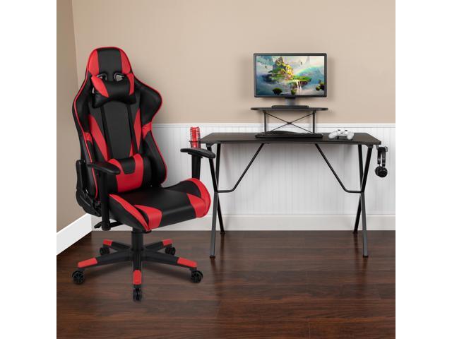 Click here for Black Gaming Desk and Red/Black Reclining Gaming C... prices