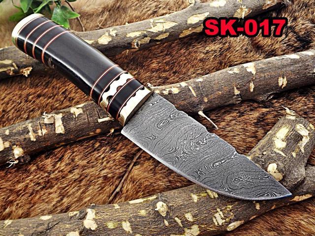 Click here for 9.5 Long Damascus steel Skinning Knife hand forged... prices