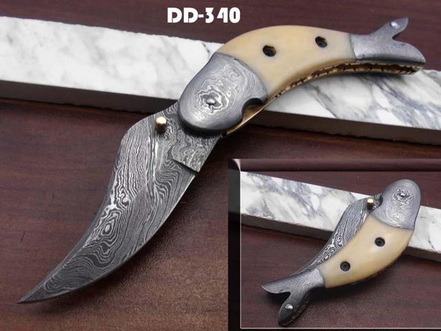 Click here for Damascus steel hand forged custom rain drop patren... prices