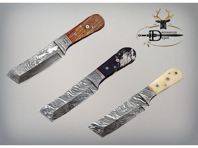 Click here for 8 Long hand forged Damascus steel full tang Tanto... prices