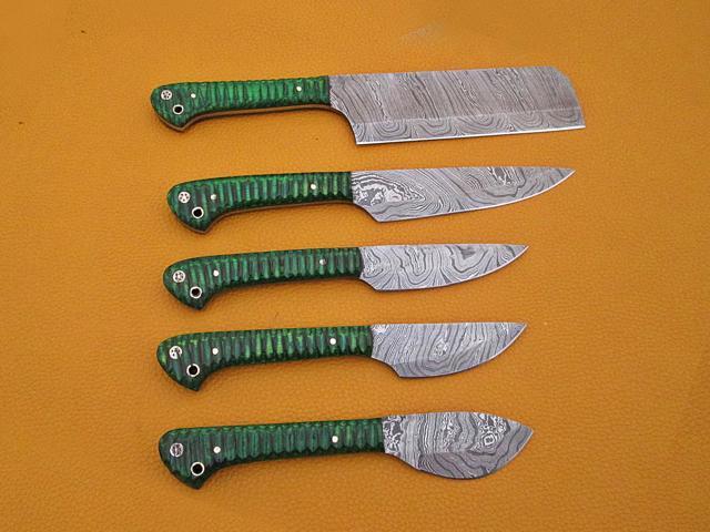 Click here for Damascus steel kitchen utility knife 5 pieces set... prices