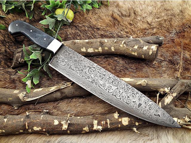 Click here for Rain drop pattern Damascus Steel chef Knife 13.5 I... prices