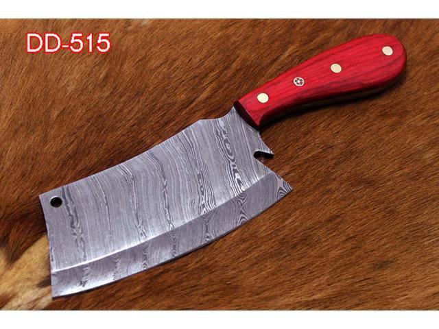Click here for 9.5 hand forged Damascus steel Butcher knife  Meat... prices