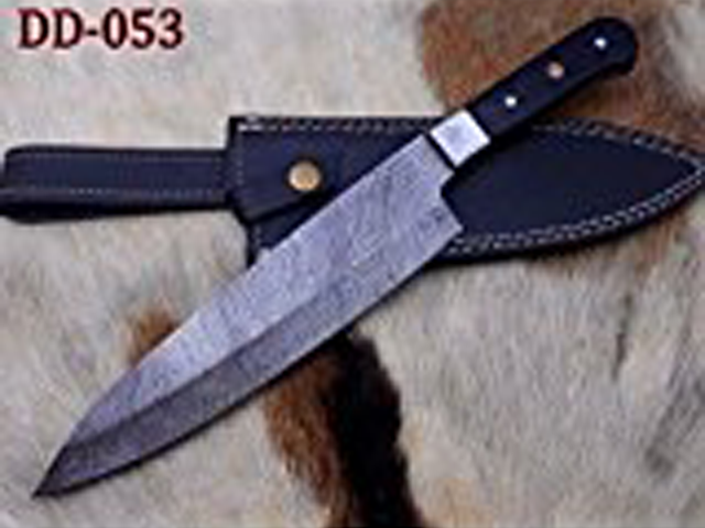 Click here for Damascus Steel kitchen Knife Custom made 13 Inches... prices