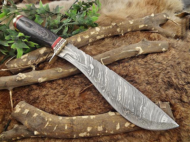 Click here for Damascus Steel Hunting Bowie Knife 14.5 Inches cus... prices