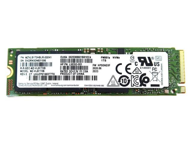 Click here for MZ-VLB1T0B Samsung PM981A 1TB M.2 2280 Nvme Pcie G... prices