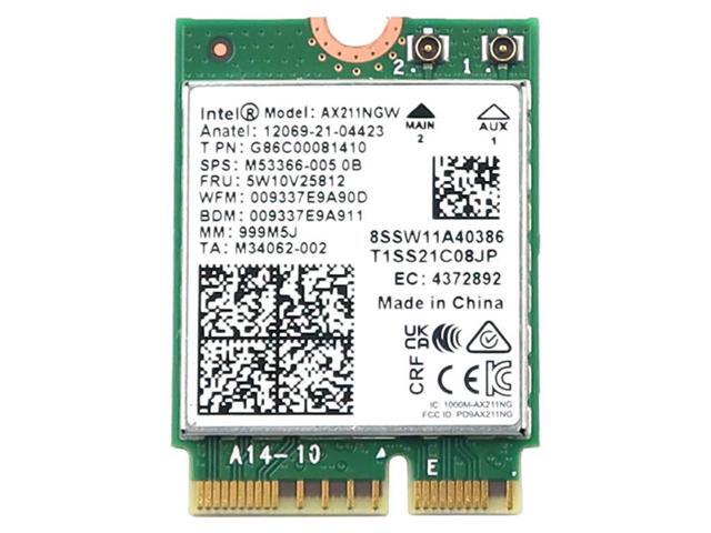 Click here for AX211NGW Intel M.2 2230 CNVIO2 Wifi 6E 802.11AX Bl... prices