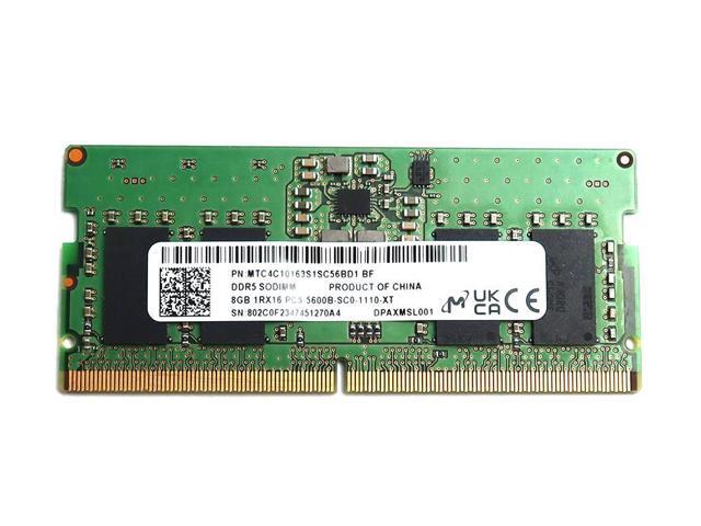 Click here for Micron 8GB DDR5 PC5-44800 5600MHZ CL46 1.1V Sodimm... prices