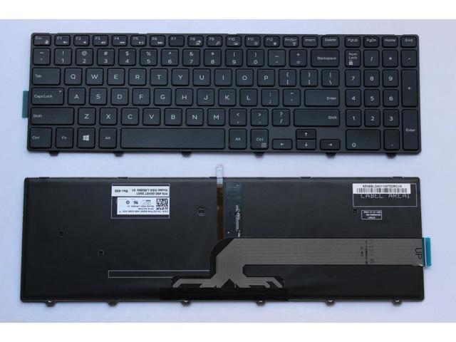 Click here for New US Black Backlit Laptop Keyboard Frame For Del... prices