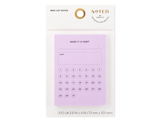 Click here for Post-it Noted Habit Tracker Notes: 4 in. x 2.9 in.... prices