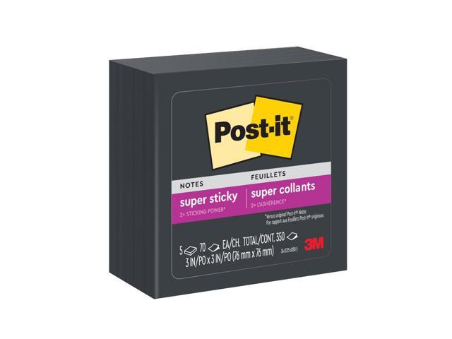 Click here for Post-it Black Super Sticky Notes: 3 in. x 3 in. (B... prices