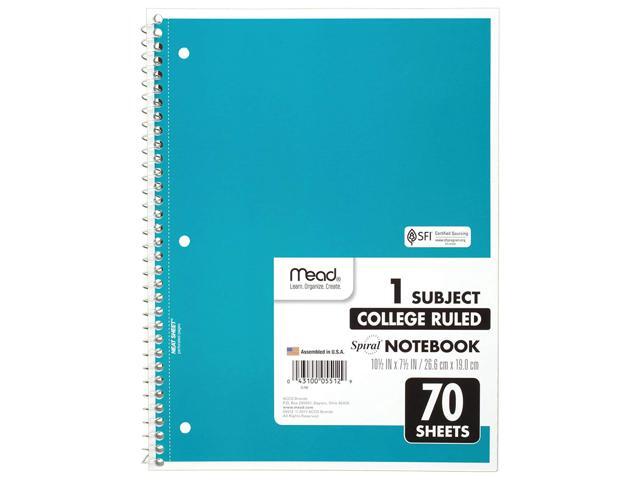 Click here for Mead 1-Subject Spiral Notebook [College Ruled]: 7-... prices
