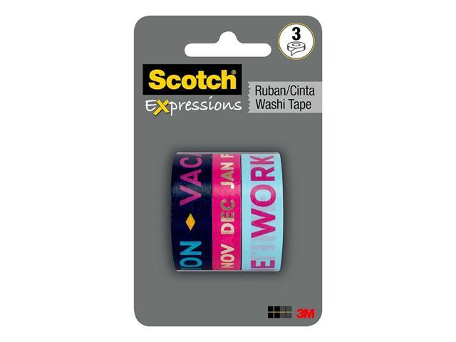 Click here for Scotch Washi Tape [3-Pack]: 3-pack / Assorted (3 p... prices