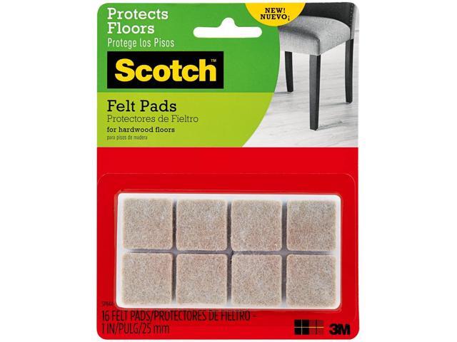 Click here for Scotch Square Felt Pads: 1 in. / 16-pack (Beige) prices