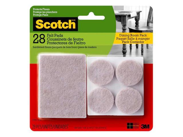 Click here for Scotch Felt Pads Dining Room Pack: 28-pack (Beige)... prices