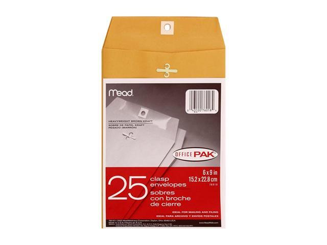 Click here for Mead Clasp Closure Envelopes: 6 in. x 9 in. (Brown... prices