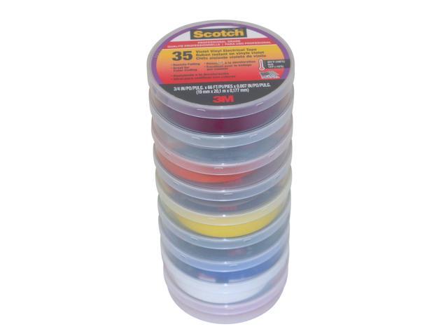 Click here for Scotch Electrical Tape Rainbow Pack: 3/4 in. x 66... prices