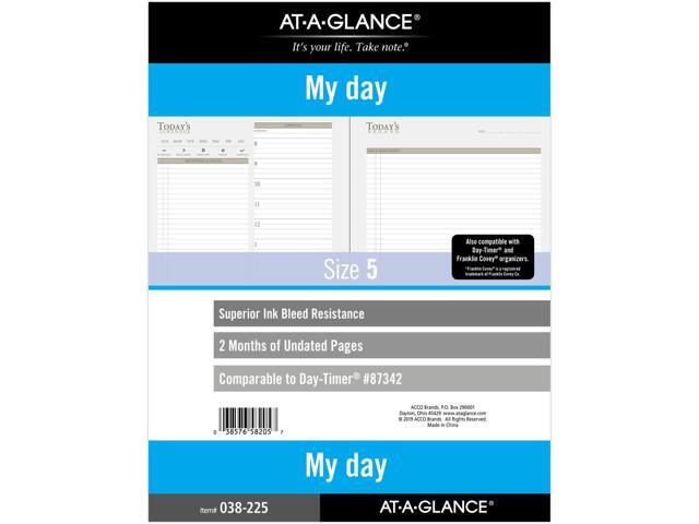Click here for At-A-Glance My Day Planner Refills [Undated]: 8-1/... prices