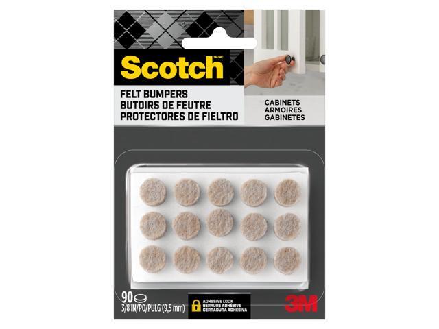 Click here for Scotch Felt Bumpers: 3/8 in. diameter / 90-pack (B... prices