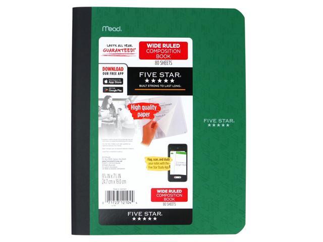 Click here for Five Star Composition Book [Wide Ruled]: 7-1/2 in.... prices
