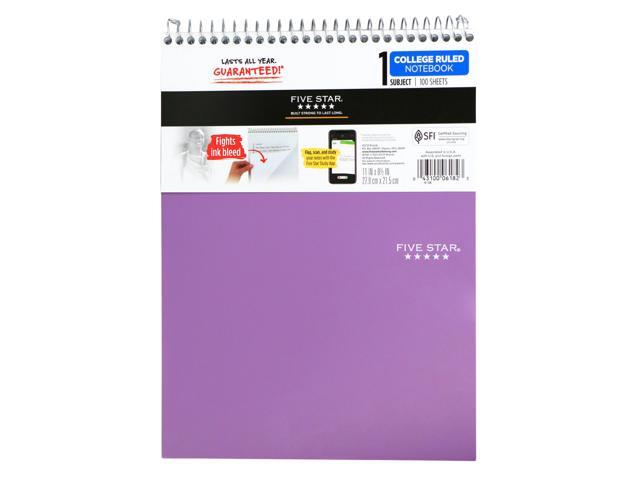 Click here for Five Star 1-Subject Spiral Top Bound Notepad [Coll... prices