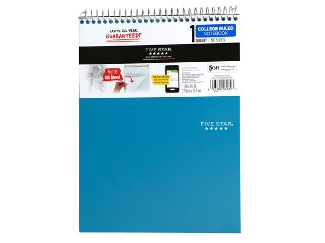 Click here for Five Star 1-Subject Spiral Top Bound Notepad [Coll... prices