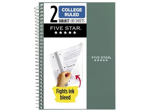 Click here for Five Star Small 2-Subject Spiral Notebook [College... prices