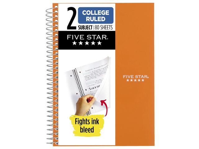 Click here for Five Star Small 2-Subject Spiral Notebook [College... prices