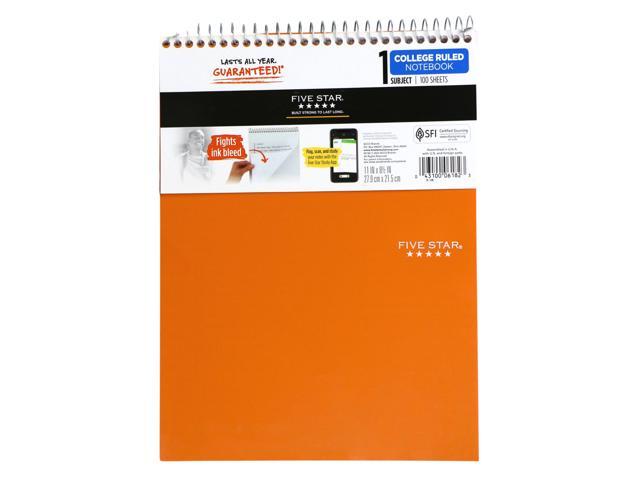 Click here for Five Star 1-Subject Spiral Top Bound Notepad [Coll... prices
